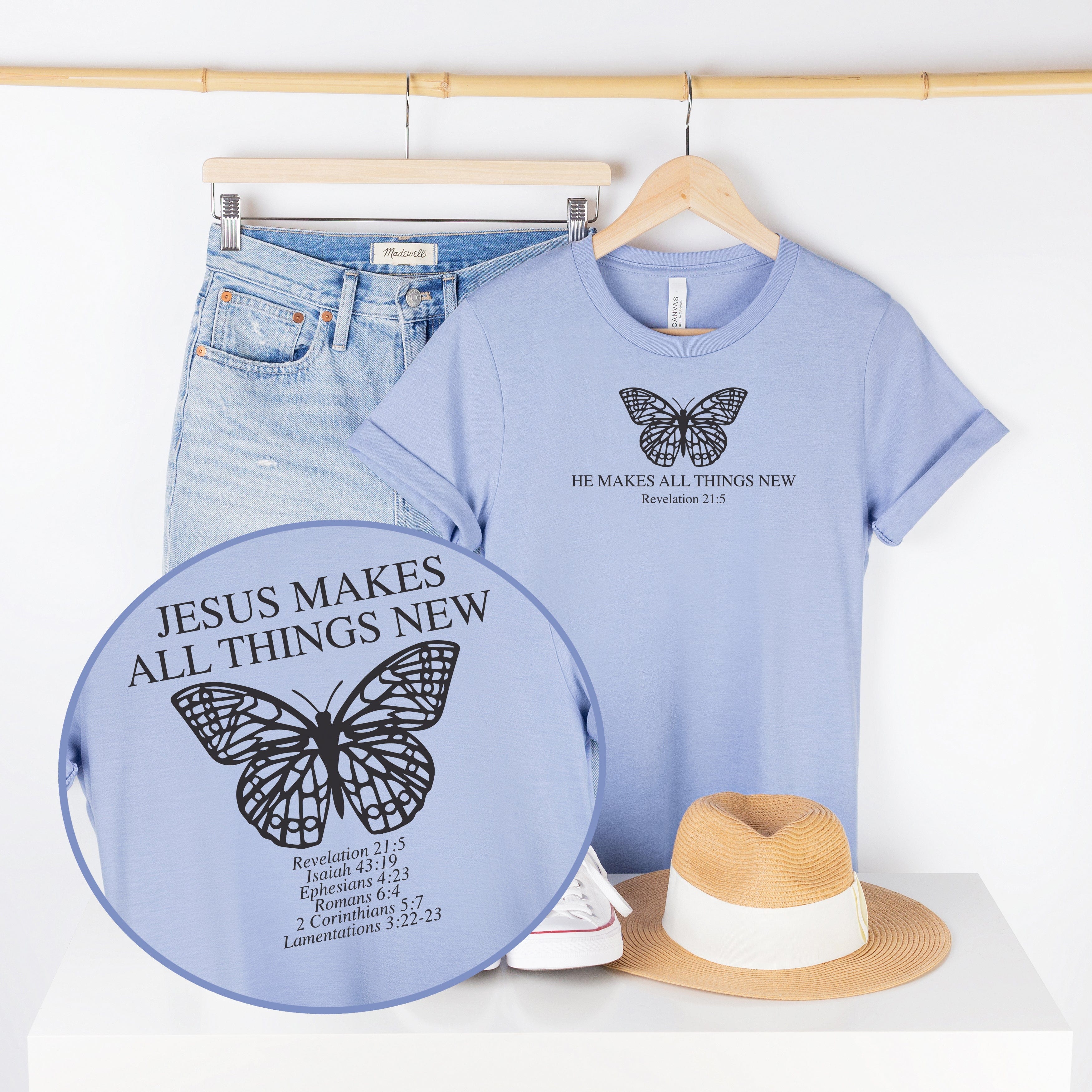 Jesus Makes All Things New Unisex Christian Shirt