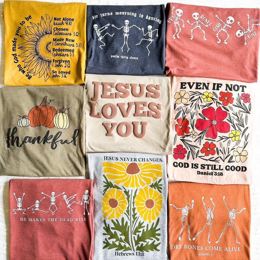 Christian Clothing, Embroidery Kits, and More