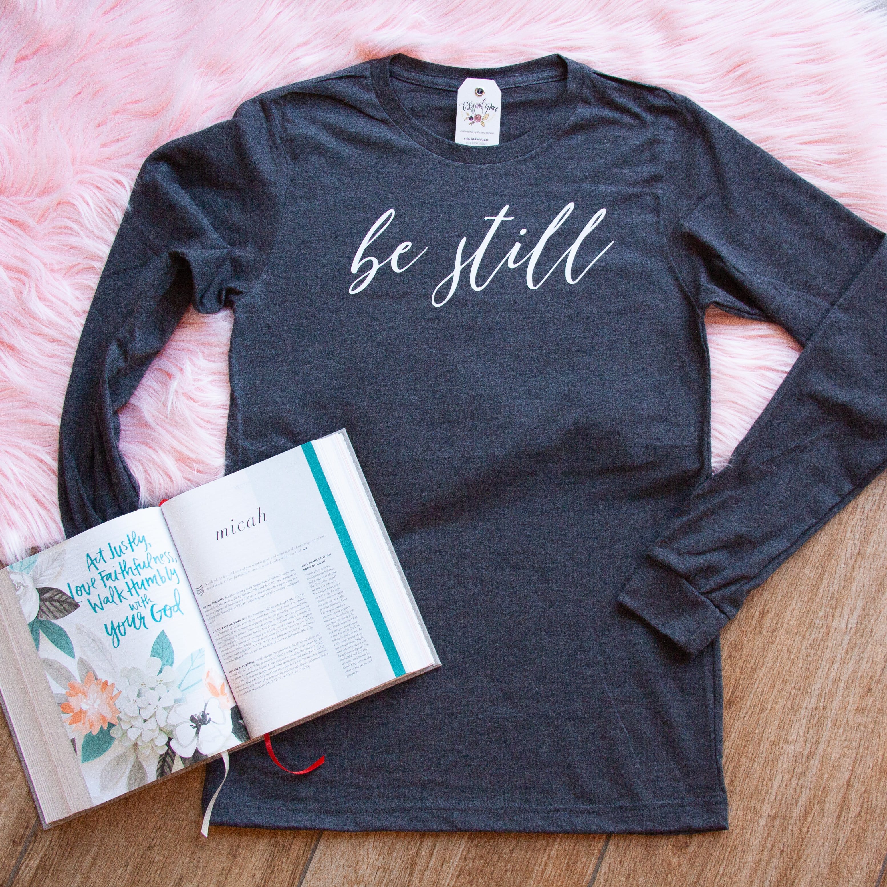 Be Still Christian Crew Longsleeve Shirt