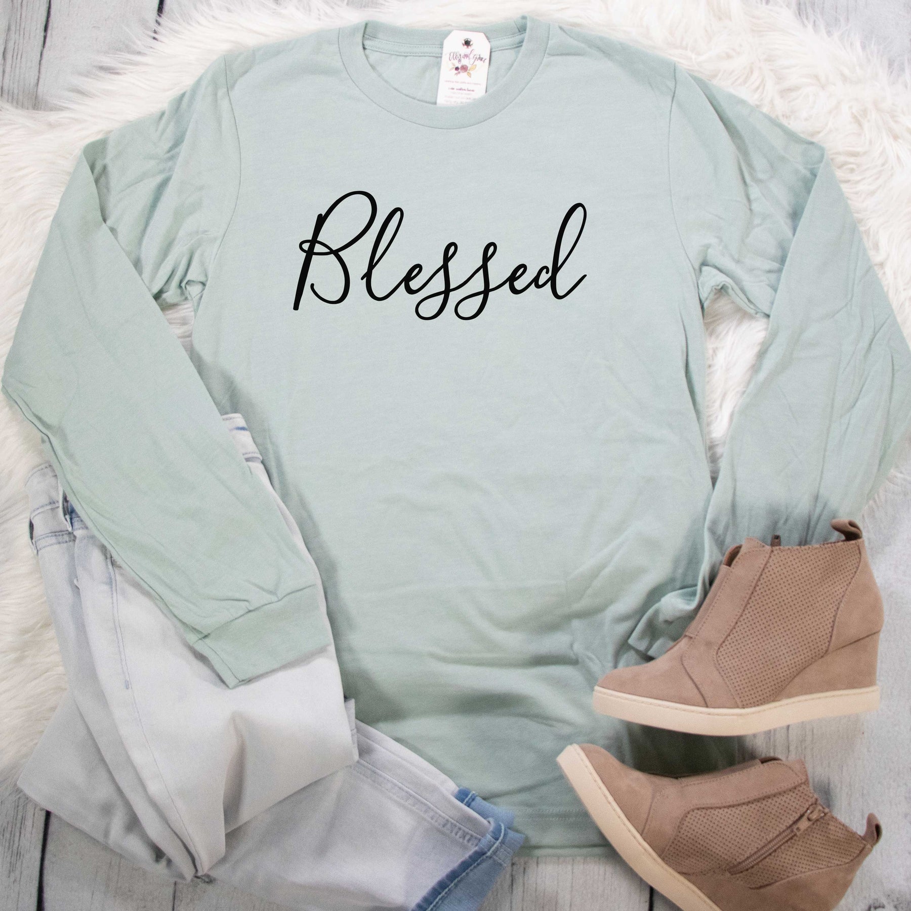 Blessed Christian Crew Longsleeve Shirt