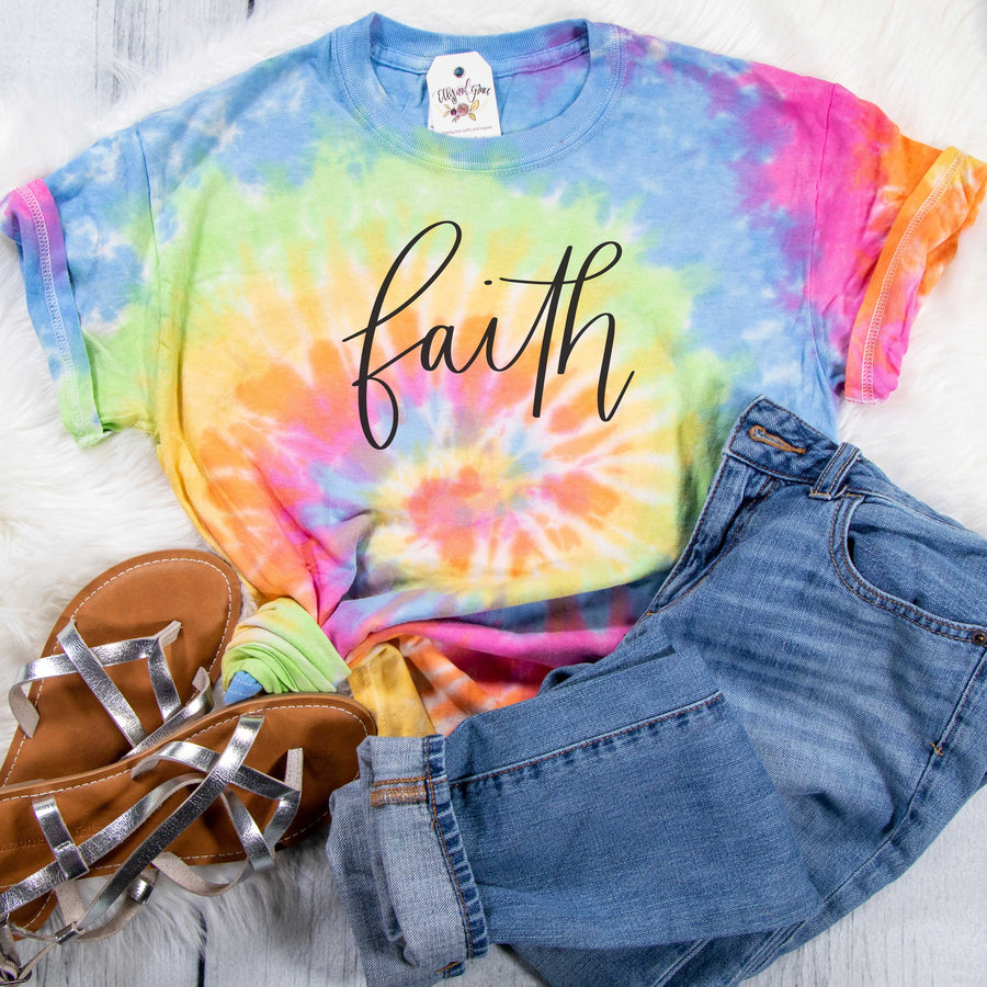 Faith Tie Dye Unisex Christian Shirt