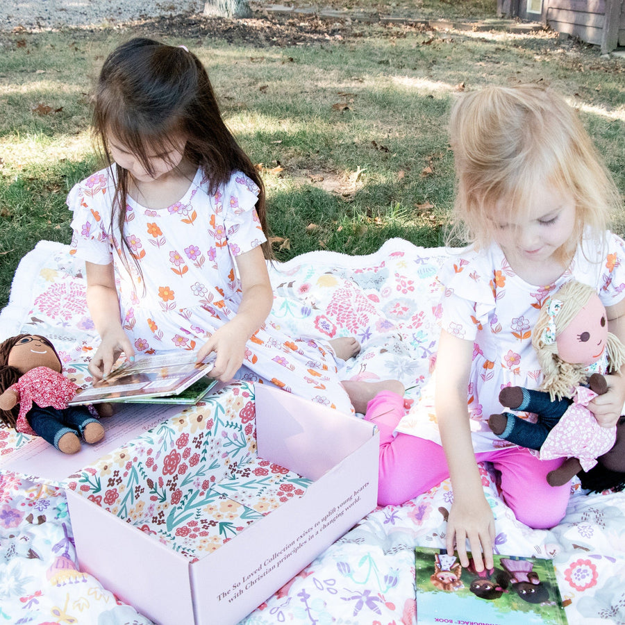 "Hope & the Grumbles" Book + Linen Doll Set