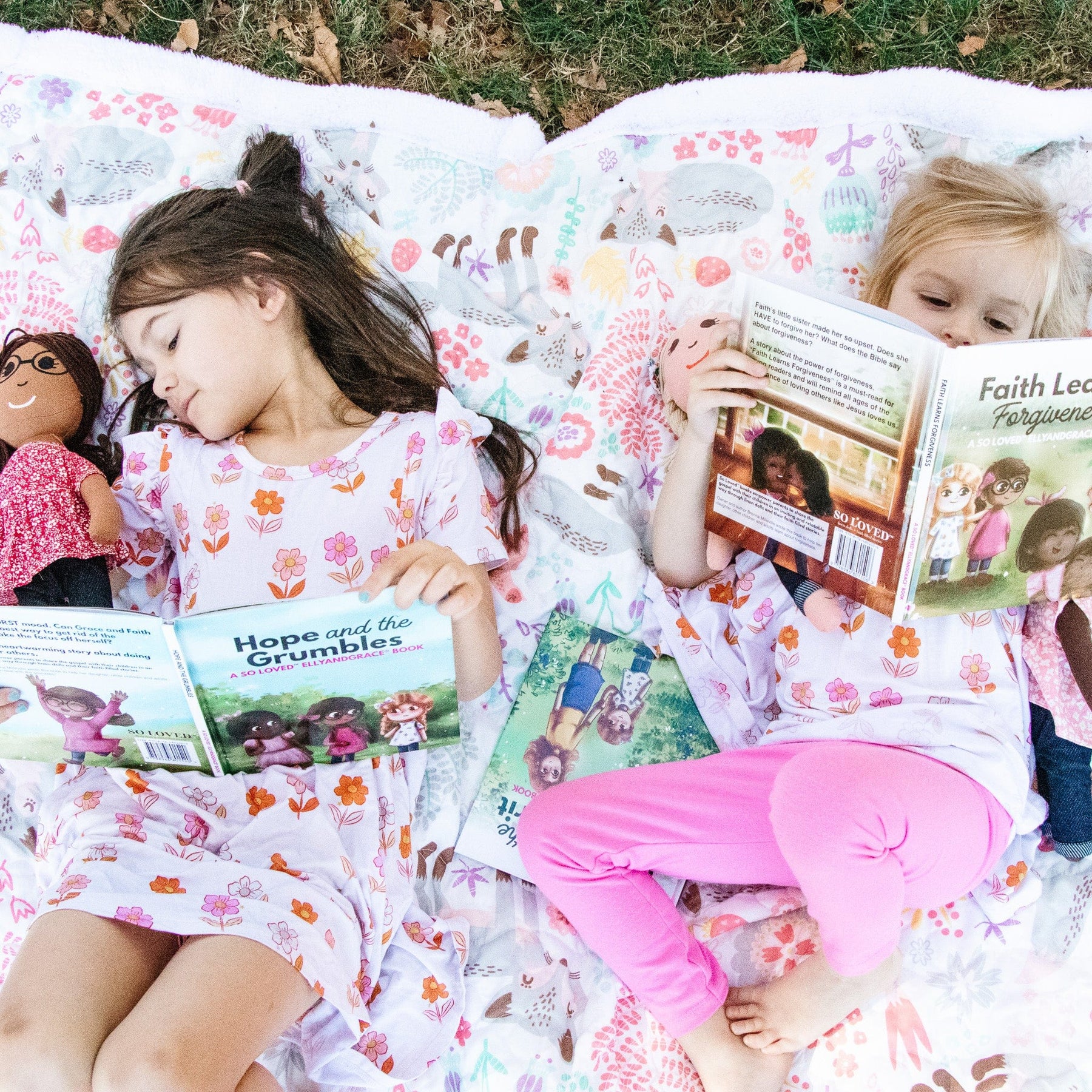 "Hope & the Grumbles" Book + Linen Doll Set