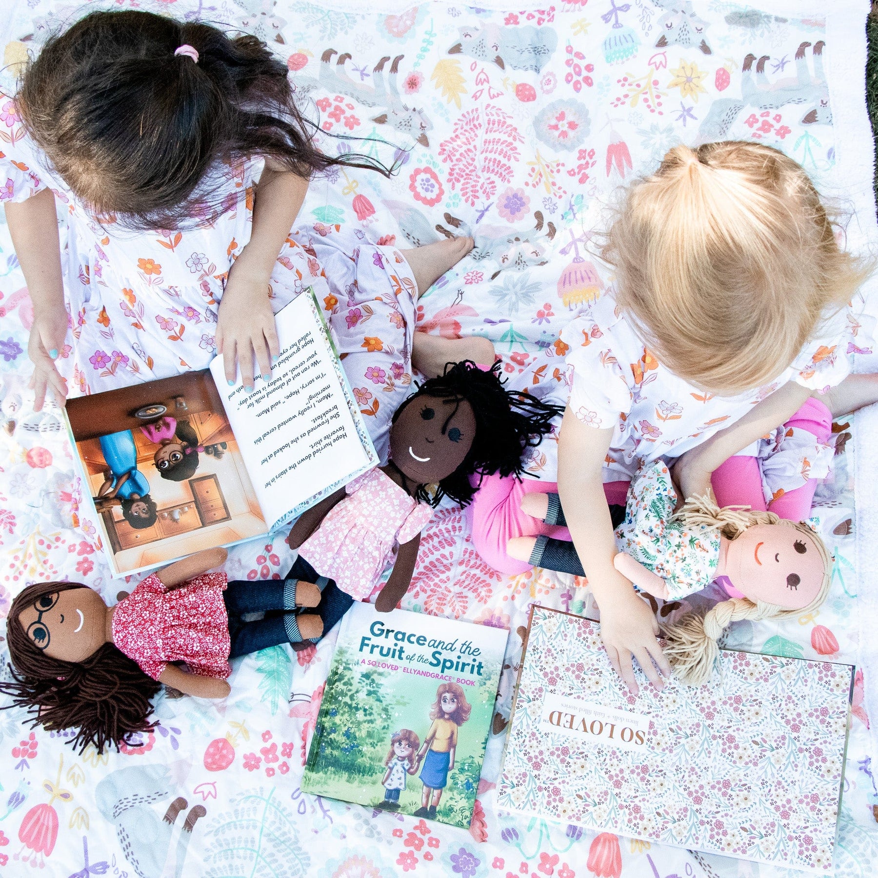 "Hope & the Grumbles" Book + Linen Doll Set