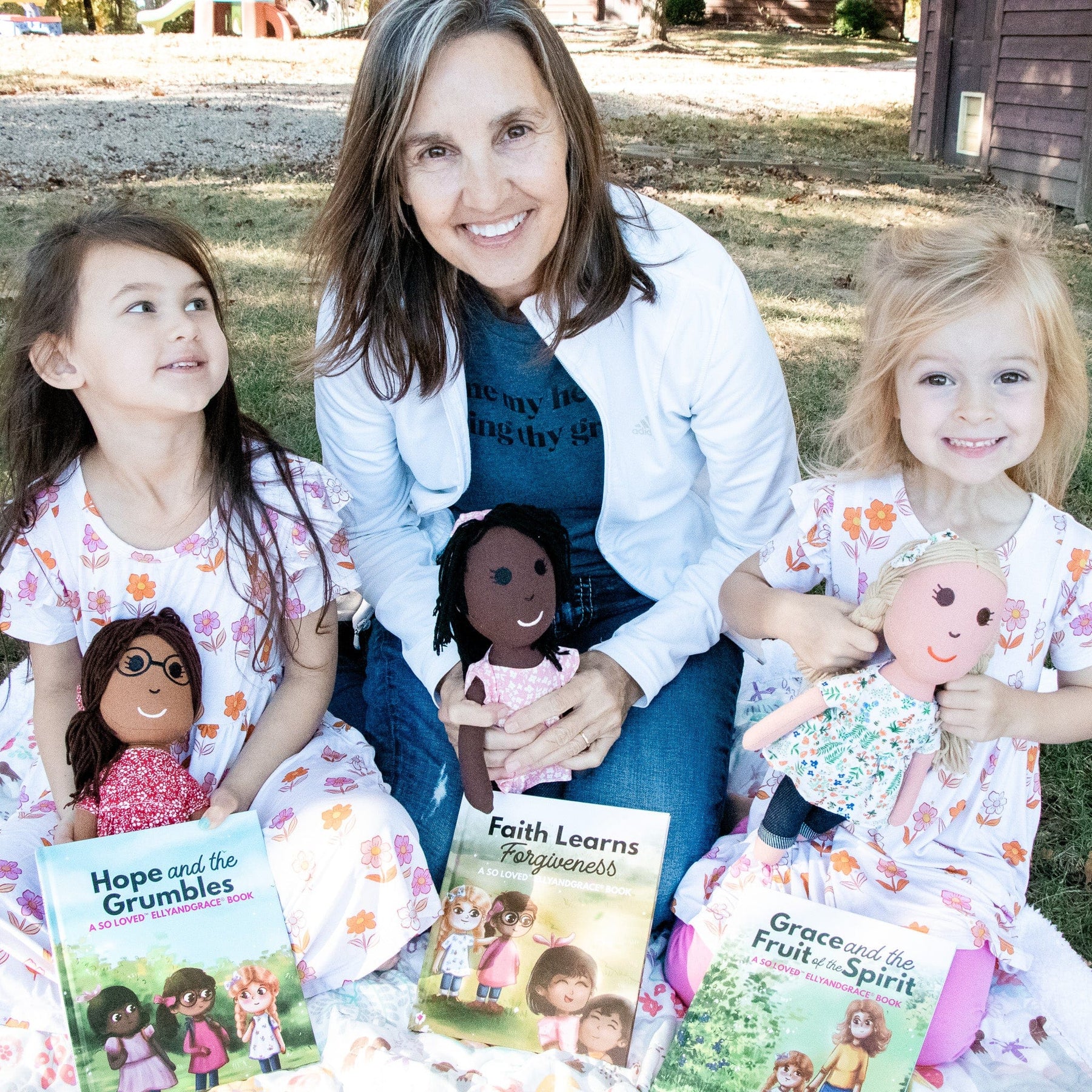 "Hope & the Grumbles" Book + Linen Doll Set