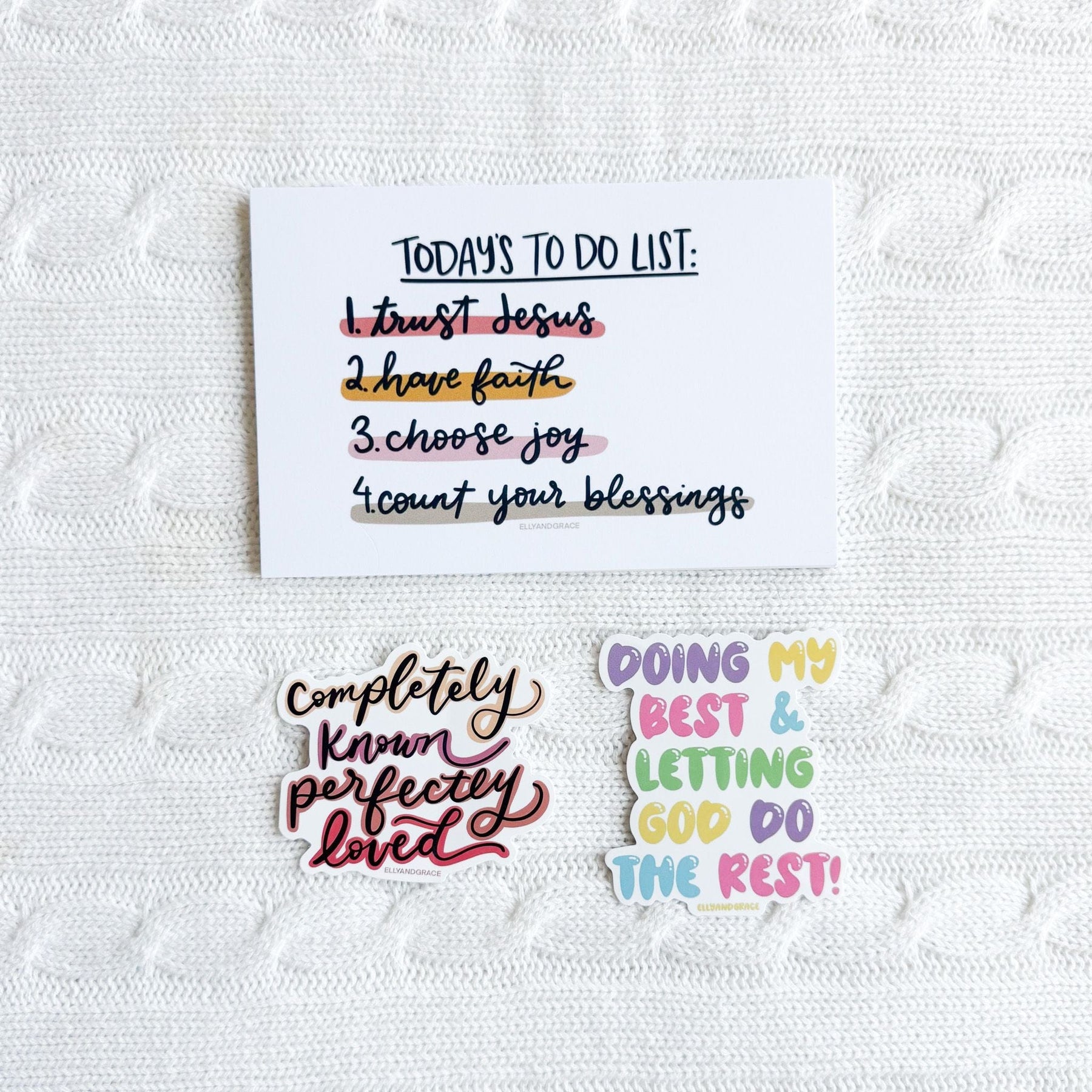 Perfect Peace Christian Sticker Pack